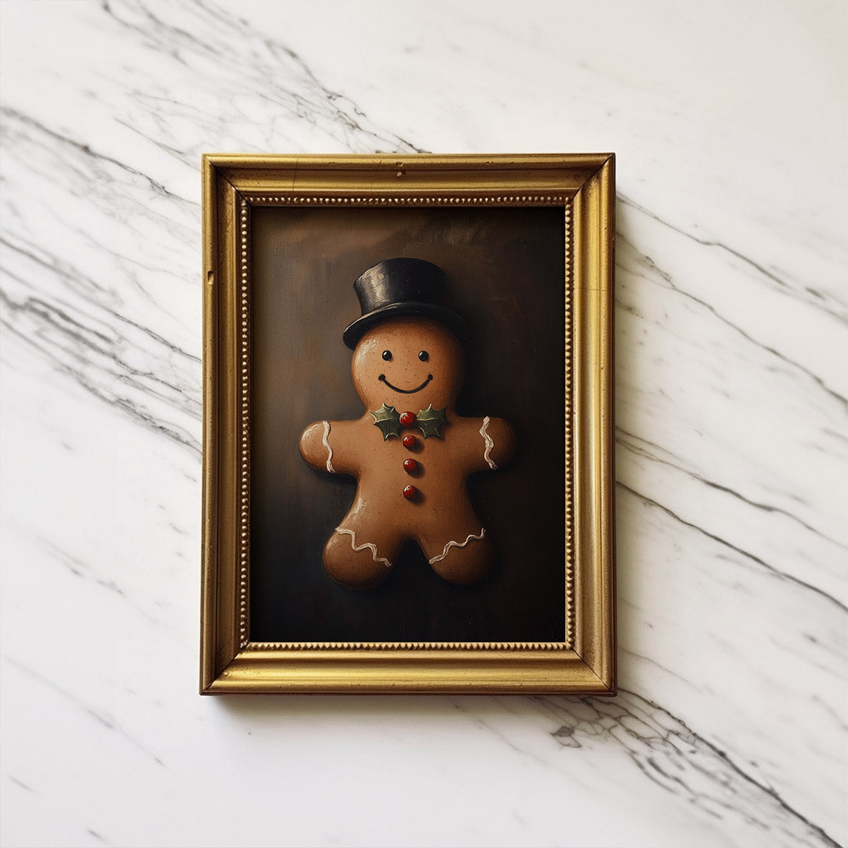 The Gingerbread Man Art Print – Paper House Print Shop
