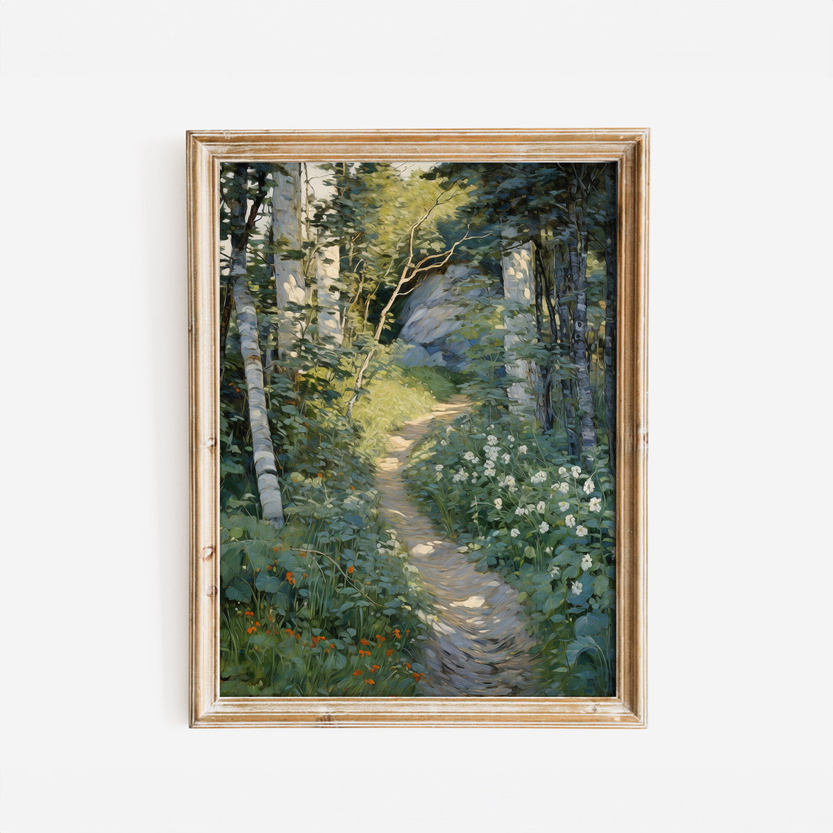 Quaint Spring Path Art Print – Paper House Print Shop
