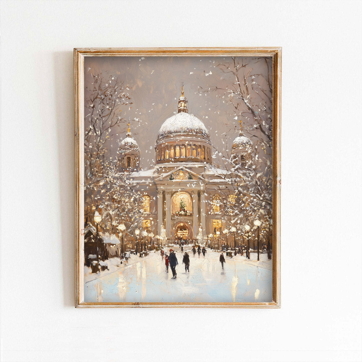 Rotunda In The Snow Art Print – Paper House Print Shop