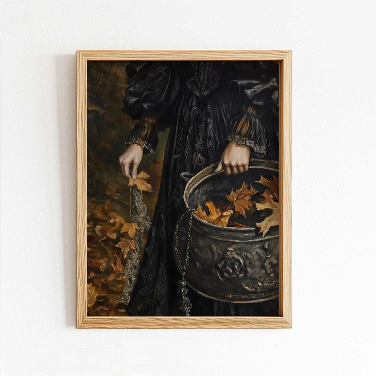Woman Holding Cauldron Art Print – Paper House Print Shop