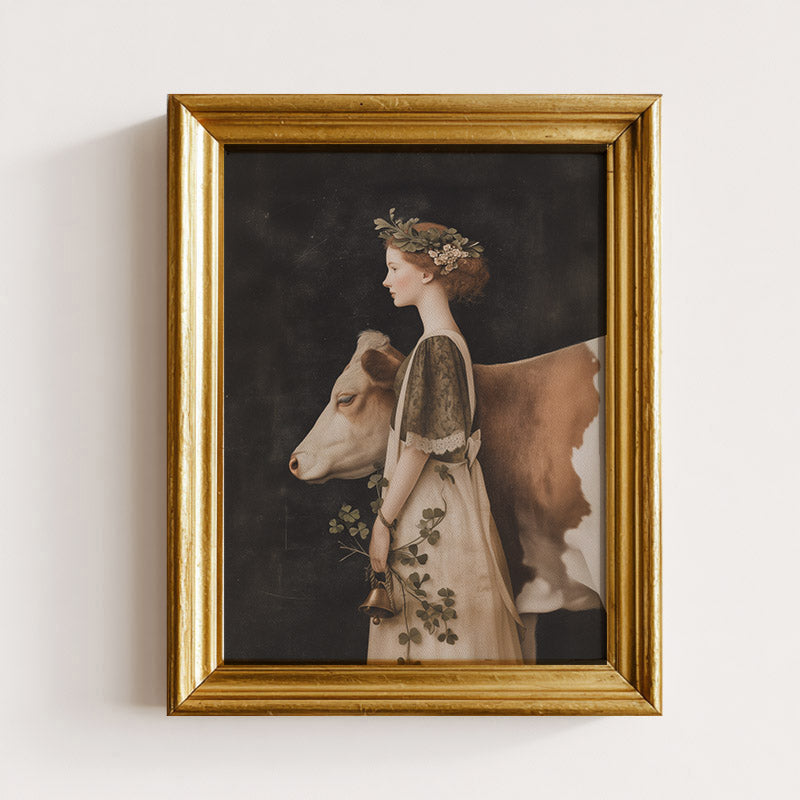 The Irish Milkmaid Art Print – Paper House Print Shop