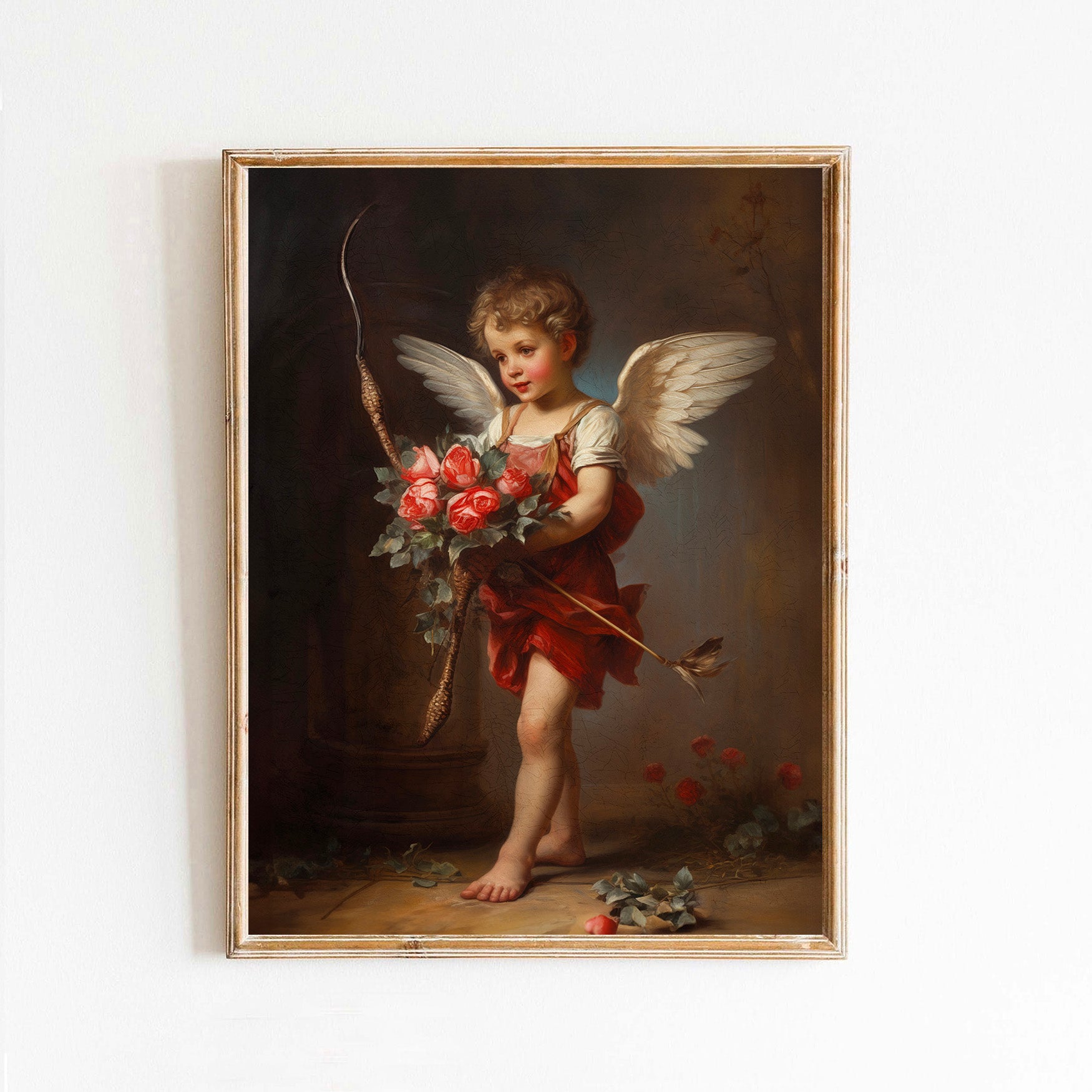 Victorian Cupid Valentine Art Print – Paper House Print Shop