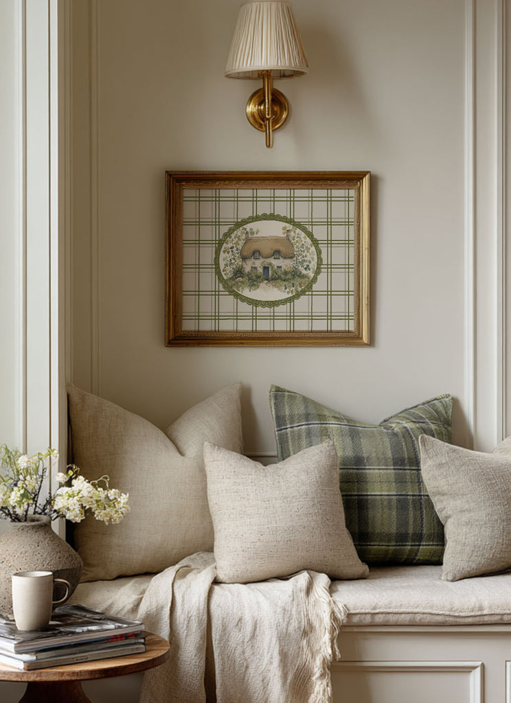 Thatched Irish Cottage Art Print – Paper House Print Shop