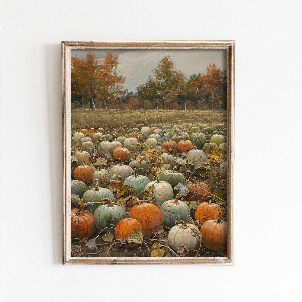 Bainbridge Pumpkin Patch Art Print – Paper House Print Shop