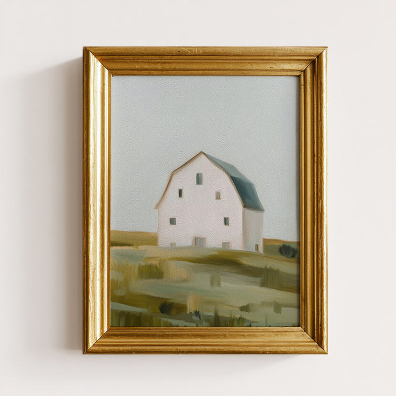 Fieldstone Barn Art Print – Paper House Print Shop