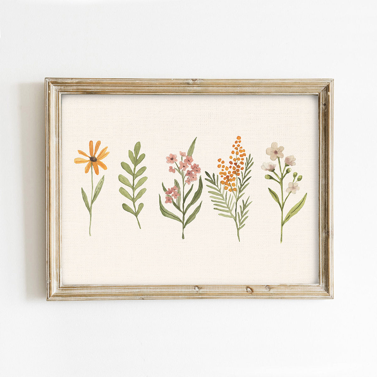 Five Flowers Art Print – Paper House Print Shop