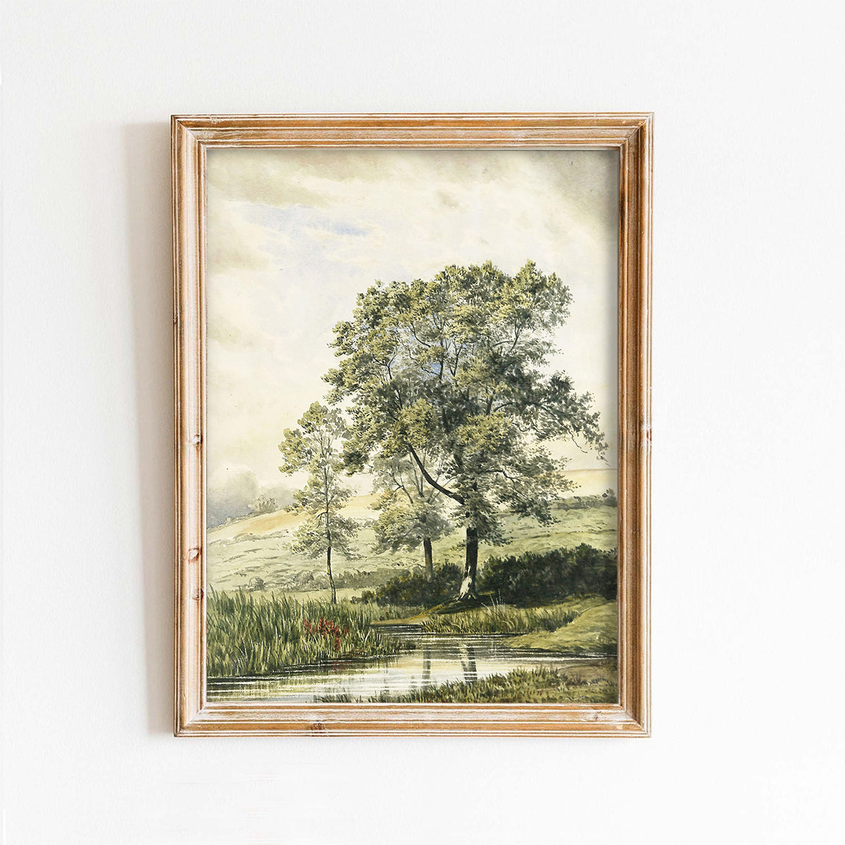 Valley Stream Vintage Art Print – Paper House Print Shop