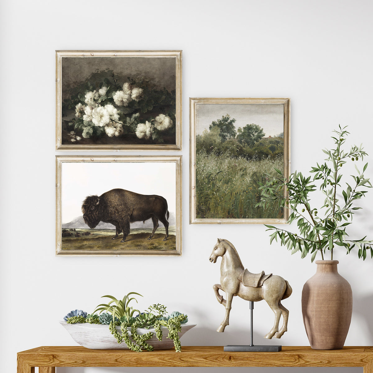 Heritage Set of Three Art Prints – Paper House Print Shop