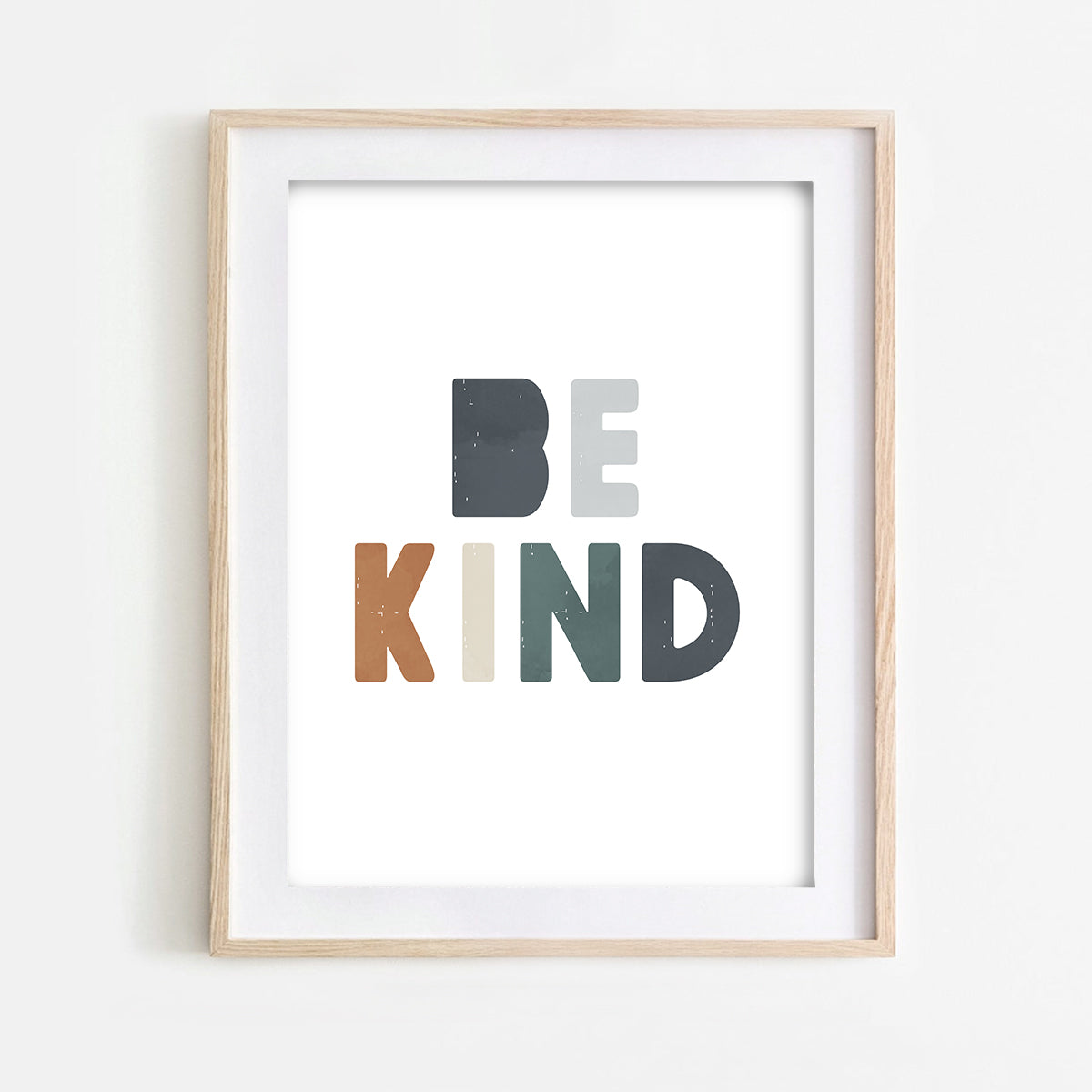 Be Kind Kid's Art Print – Paper House Print Shop
