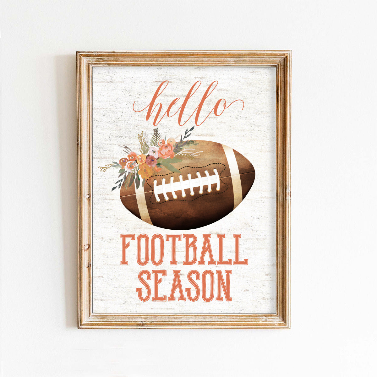 Hello Football Season Art Print – Paper House Print Shop